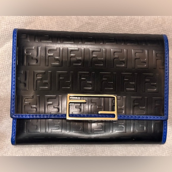 Fendi | Bags | Fendi Monogram Bifold Logo Wallet | Poshmark